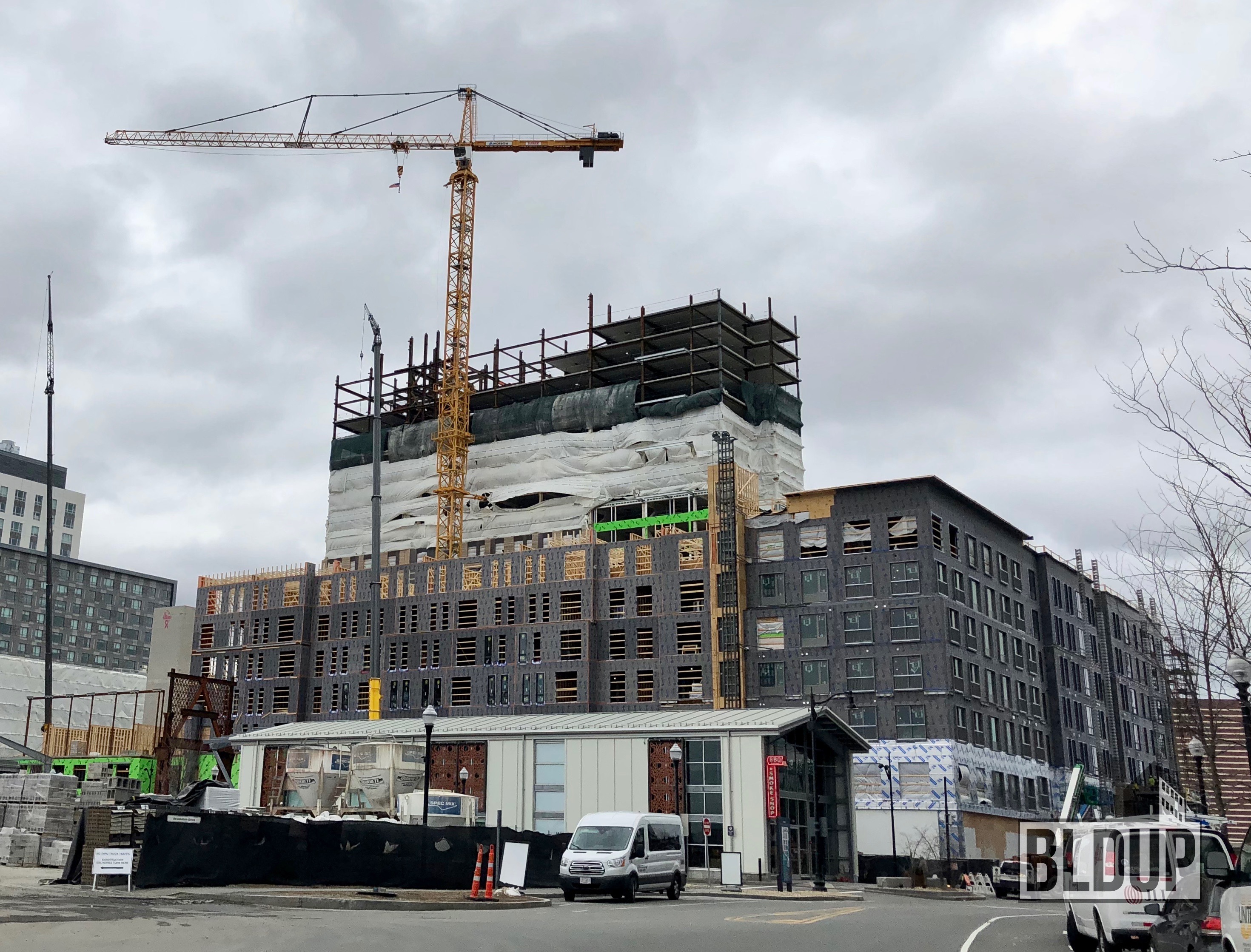 Framing Nearly Complete for Assembly Row Block 8