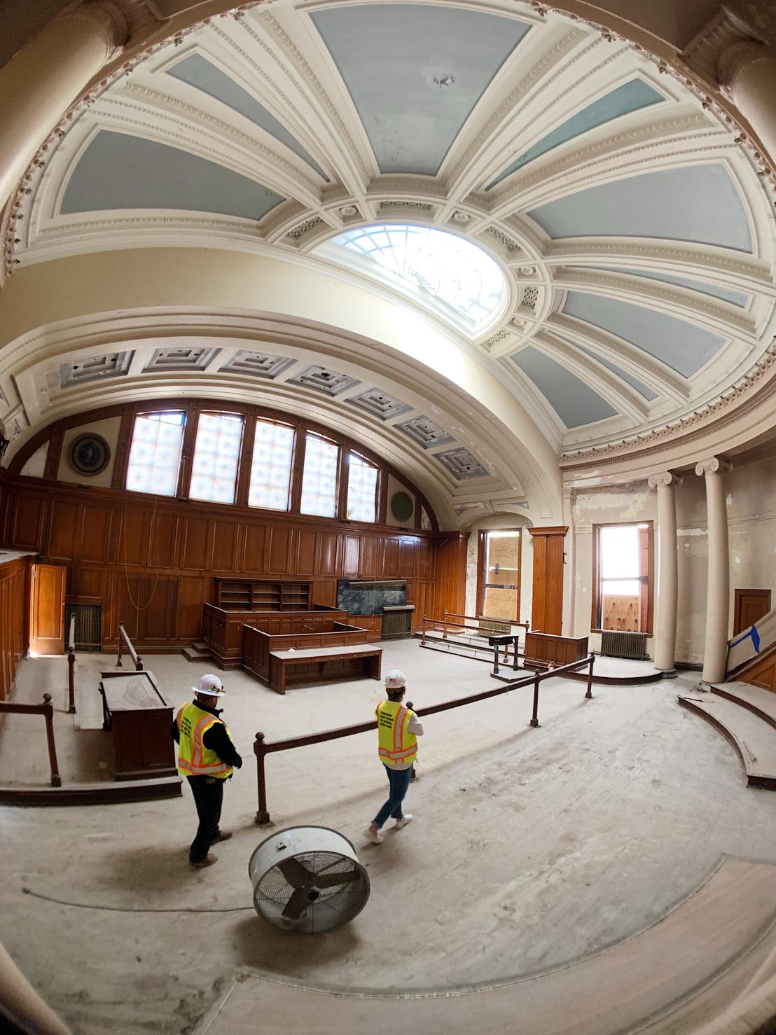 Construction Ongoing for Worcester Courthouse Redevelopment