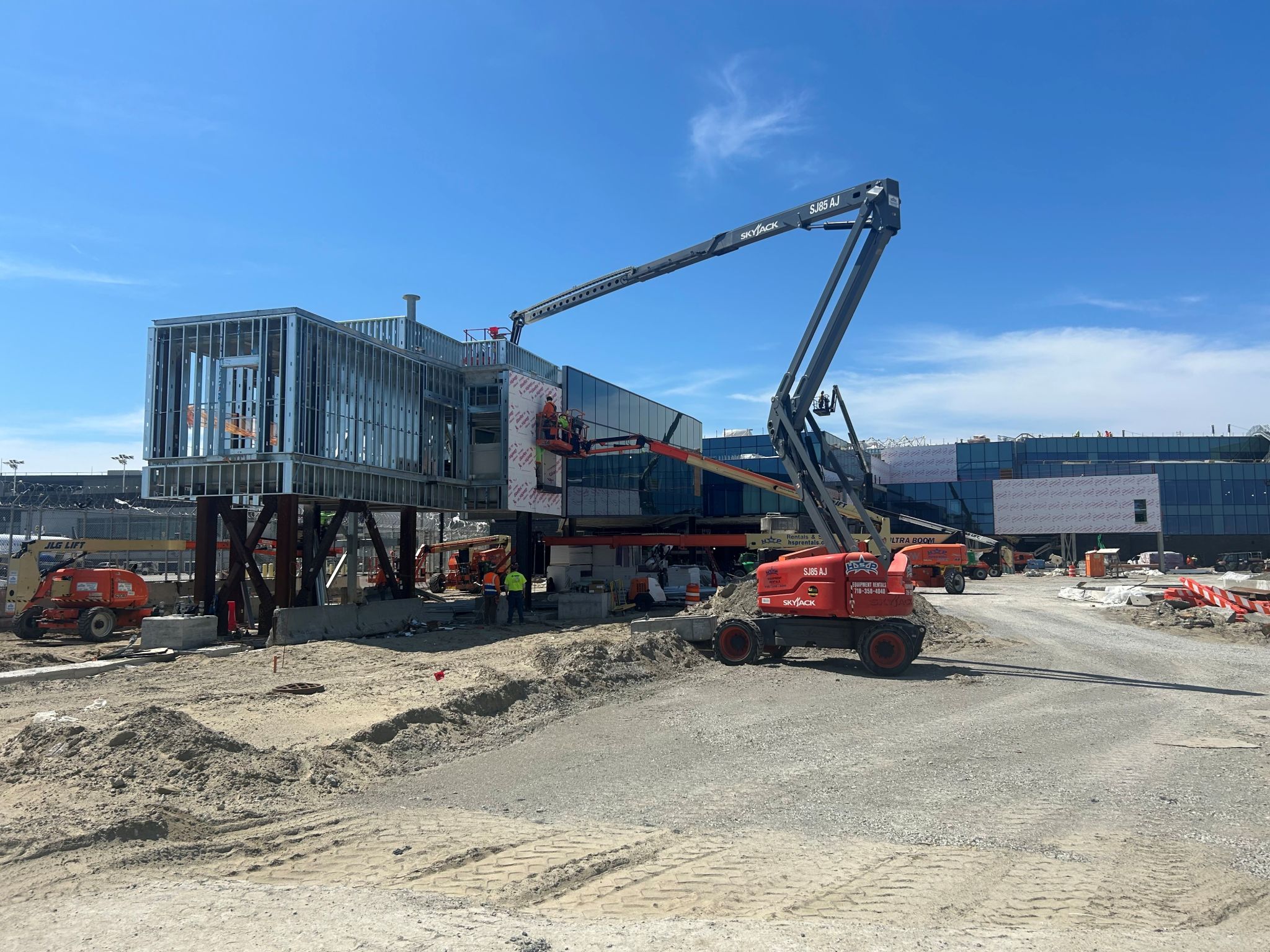 Construction Progresses on First Phase of JFK's New Terminal 6