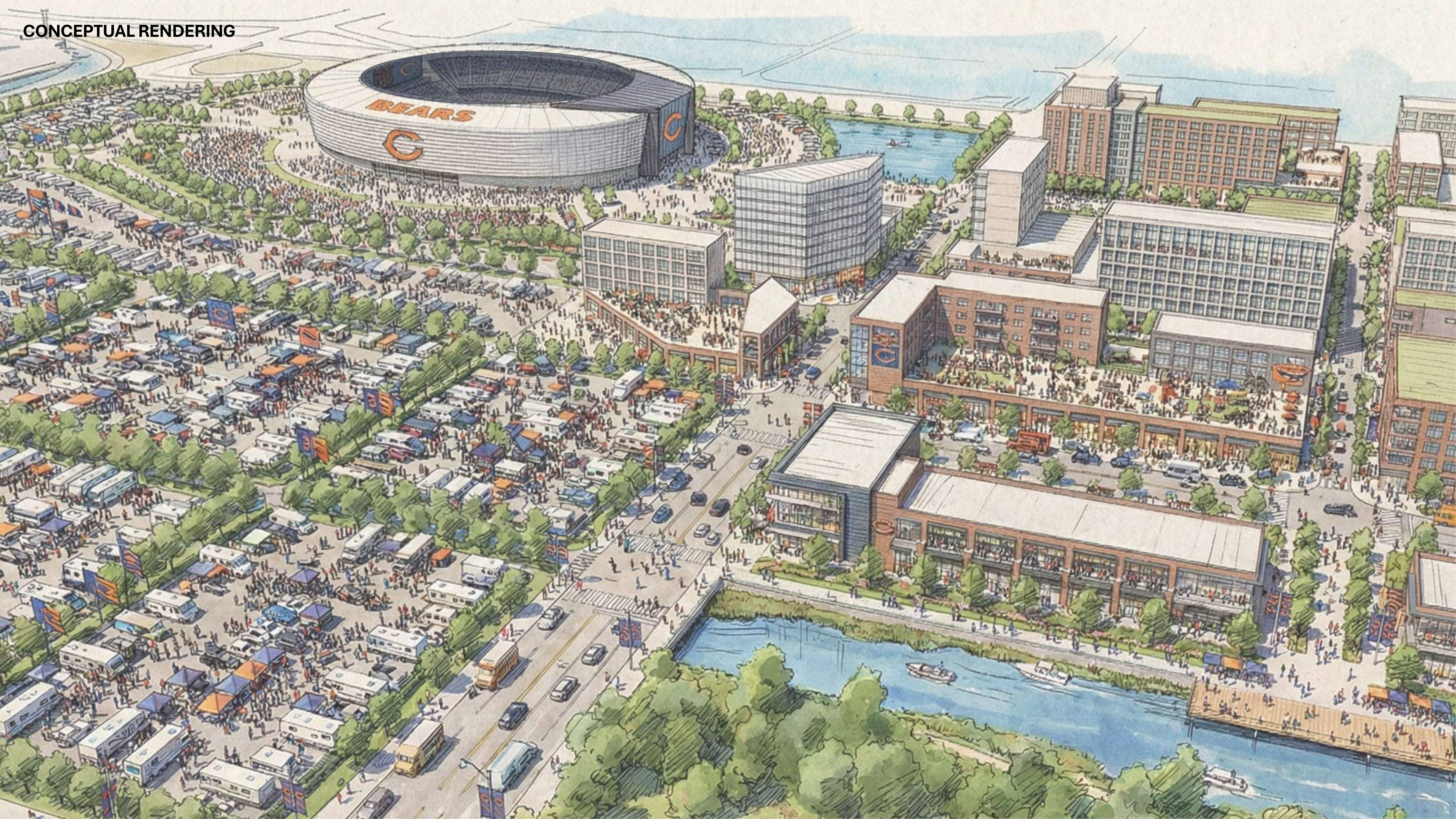 Gary Unveils Ambitious Stadium District Vision to Lure Chicago Bears