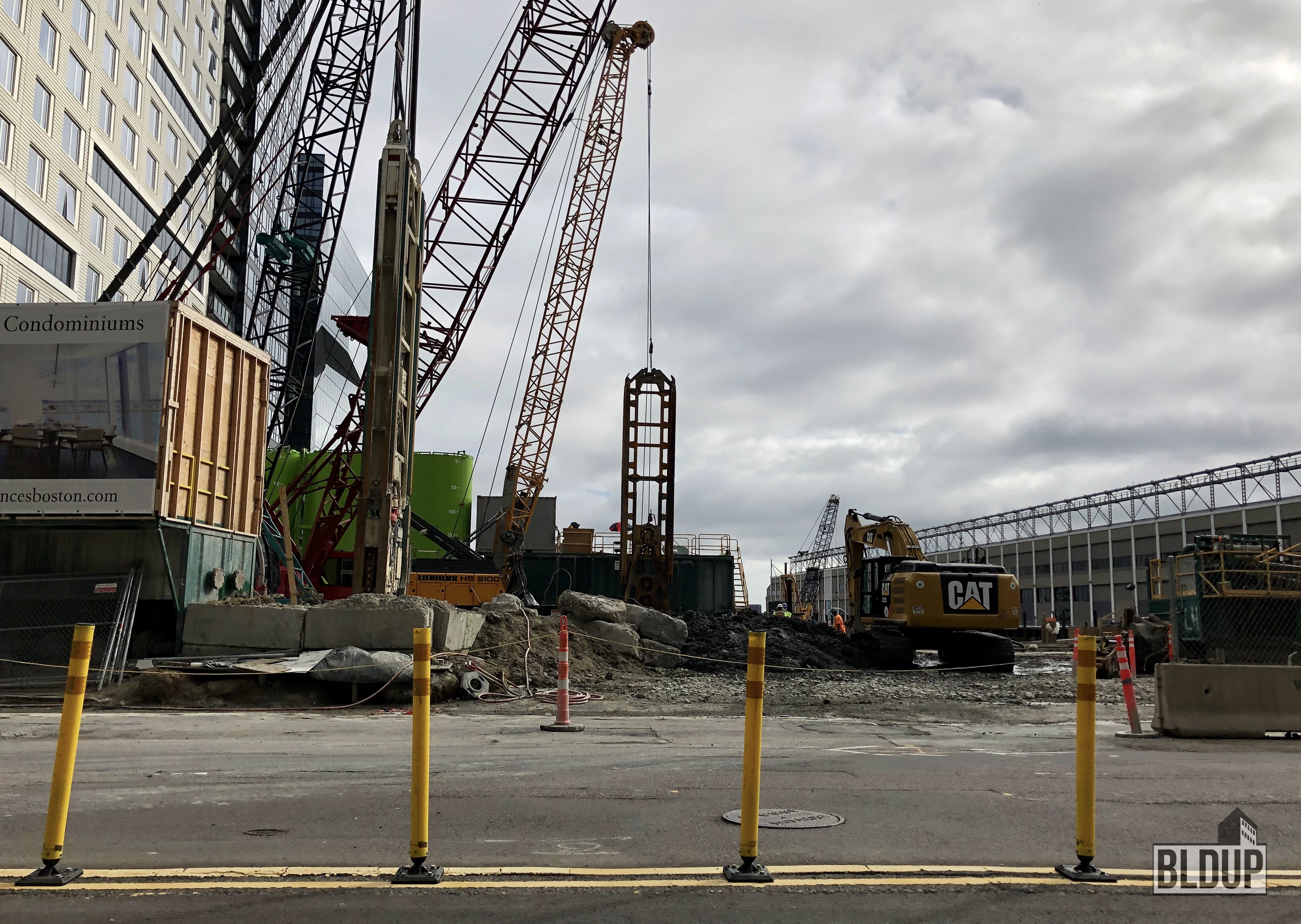 Foundation Construction Back Underway for The St. Regis Residences, Boston