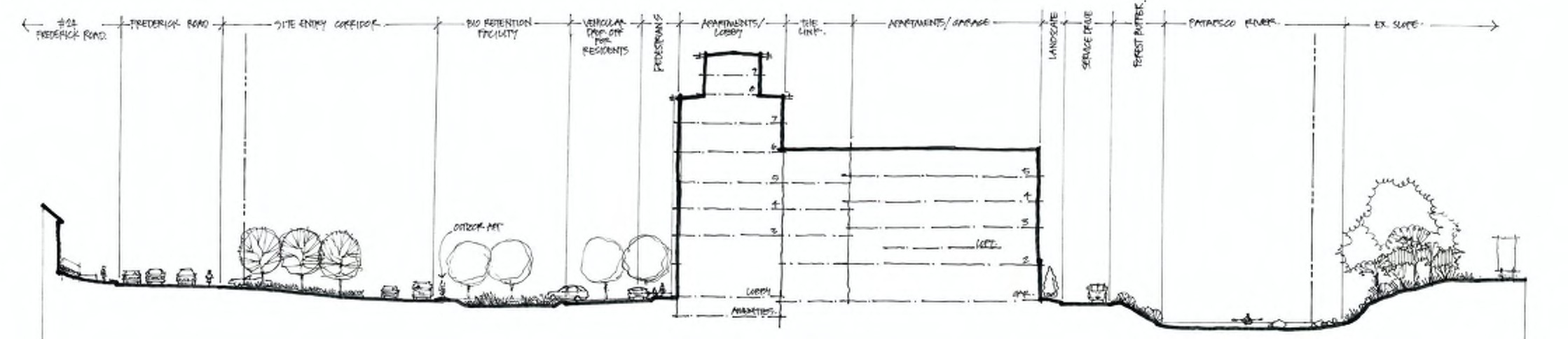 Updated plans for the Ellicott Mill Redevelopment project