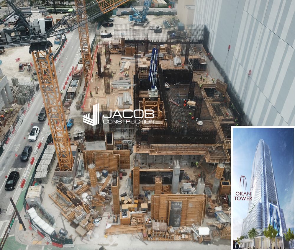 Vertical Construction Progressing at Okan Tower in Miami